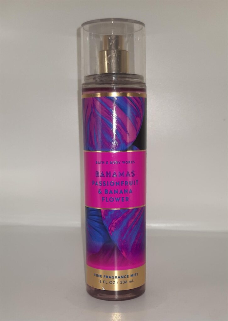 Bath & Body Works Bahamas Passionfruit & Banana Flower Fine Fragrance ...
